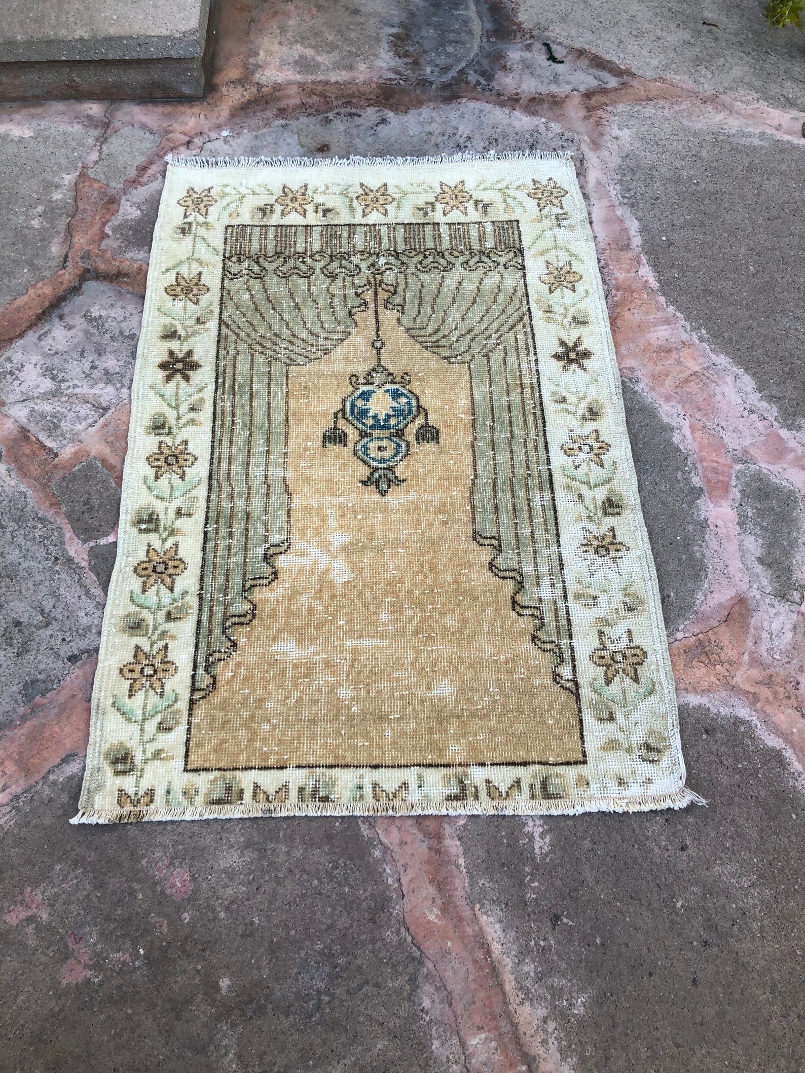 Turkish Prayer Rug Vintage Tribal Prayer Turkish Rugs Old - Etsy