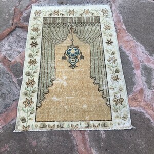 Turkish Prayer Rug, Vintage Tribal Prayer Turkish Rugs, Old Prayer ...