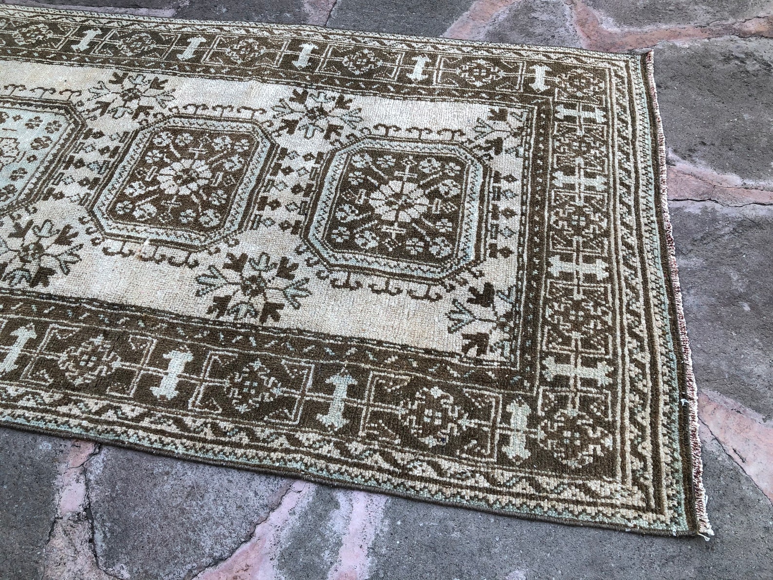 Oushak rug / vintage rug / turkish rug / handmade turkish rug | Etsy