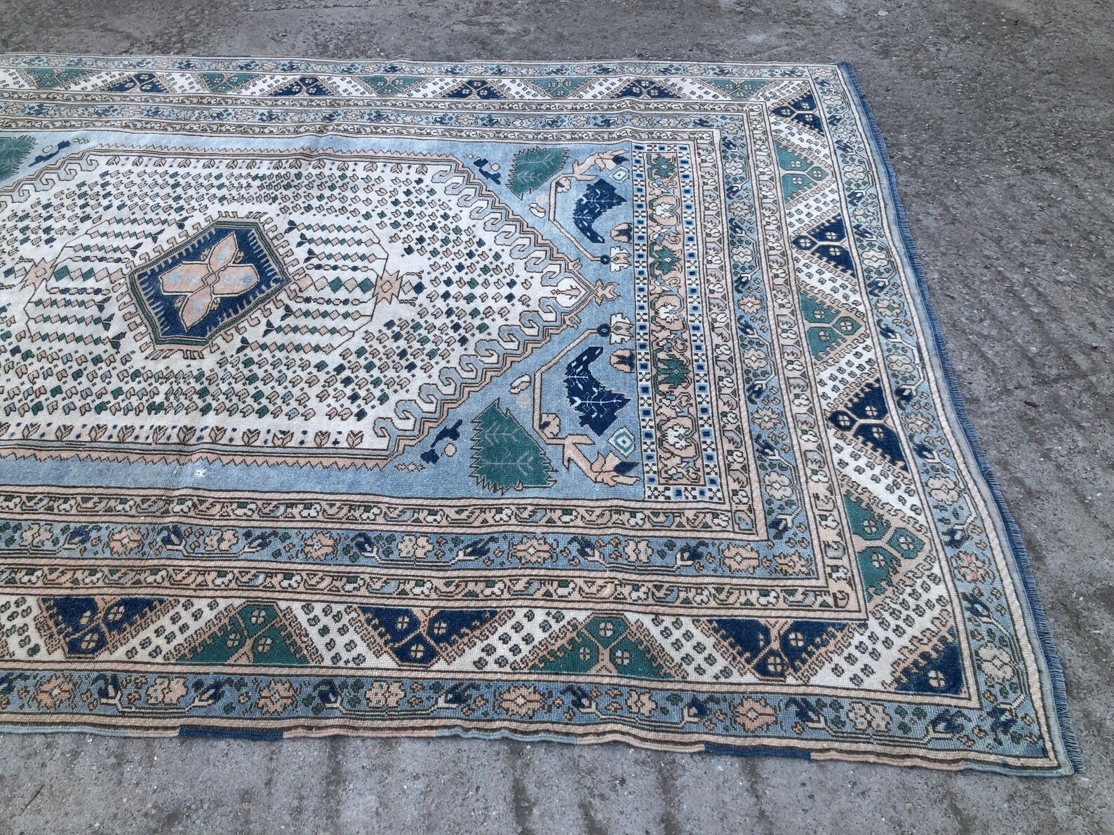 Oushak Rug / Oushak Saloon Rugs /handmade Old Turkish Wool Rug - Etsy