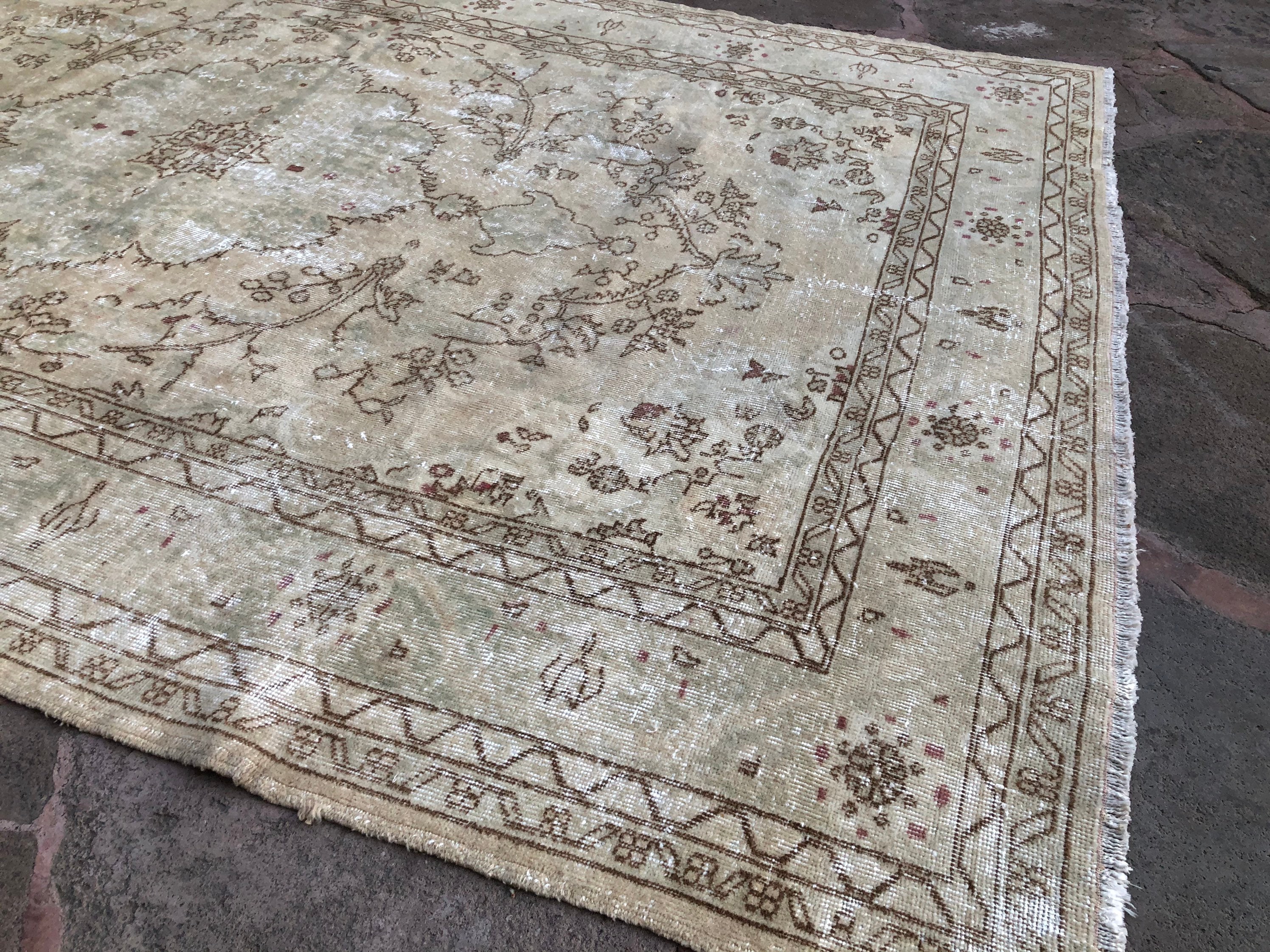 Oushak Area Rug Vintage Turkish Rug Turkish Oushak Rugs | Etsy