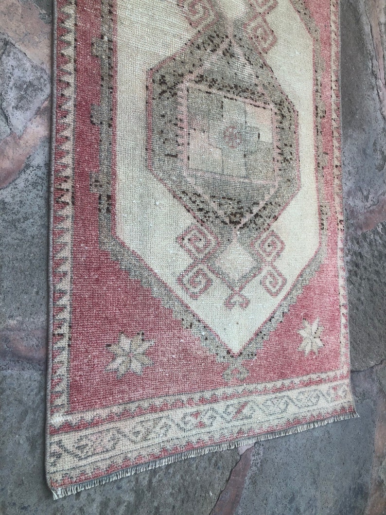 Oushak Runner Rug Red Runner Rug Turkish Runner Rug | Etsy