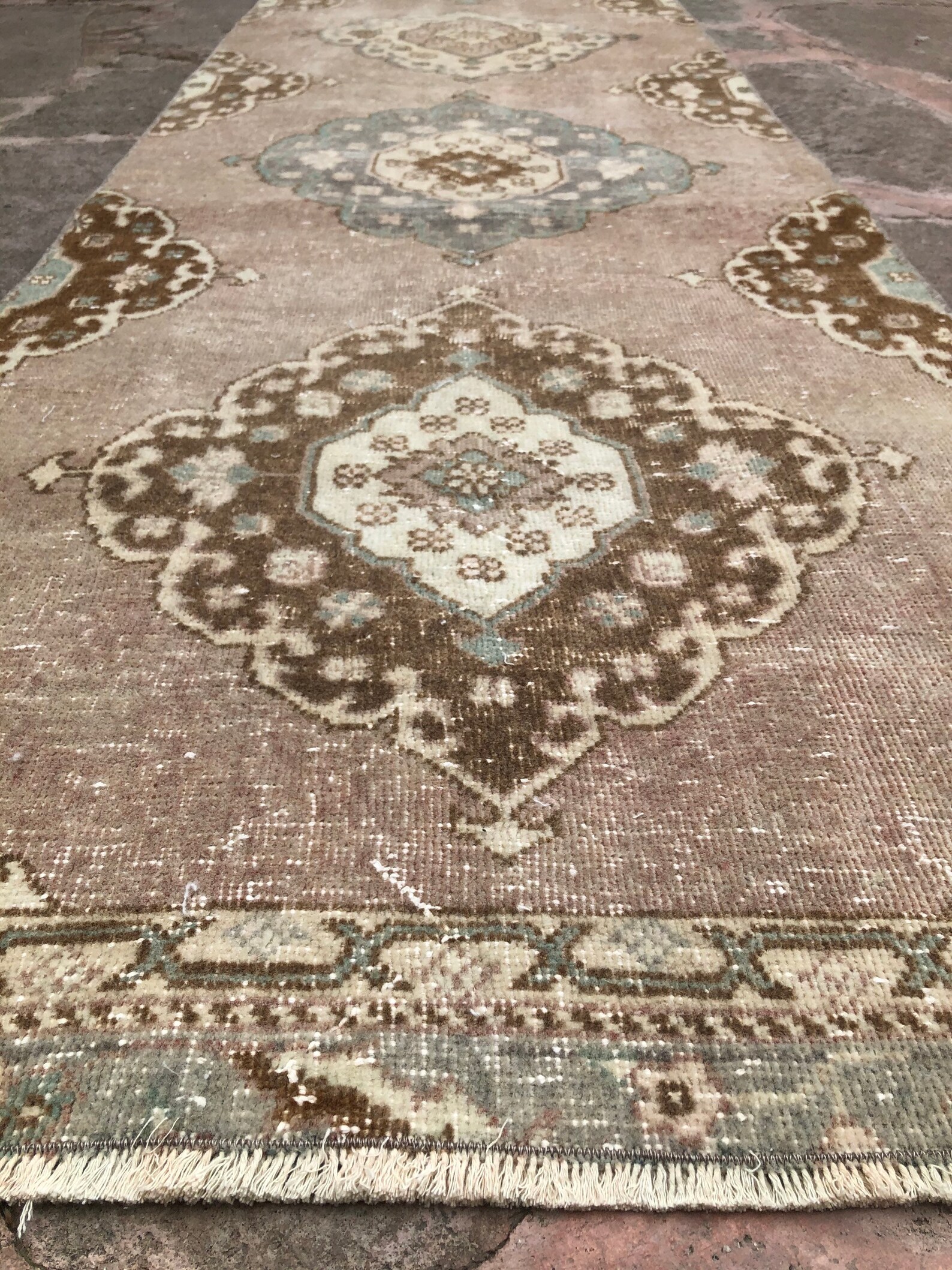 Bohemian Runner Rug Turkish Carpet Runner Oushak Runner Rug | Etsy