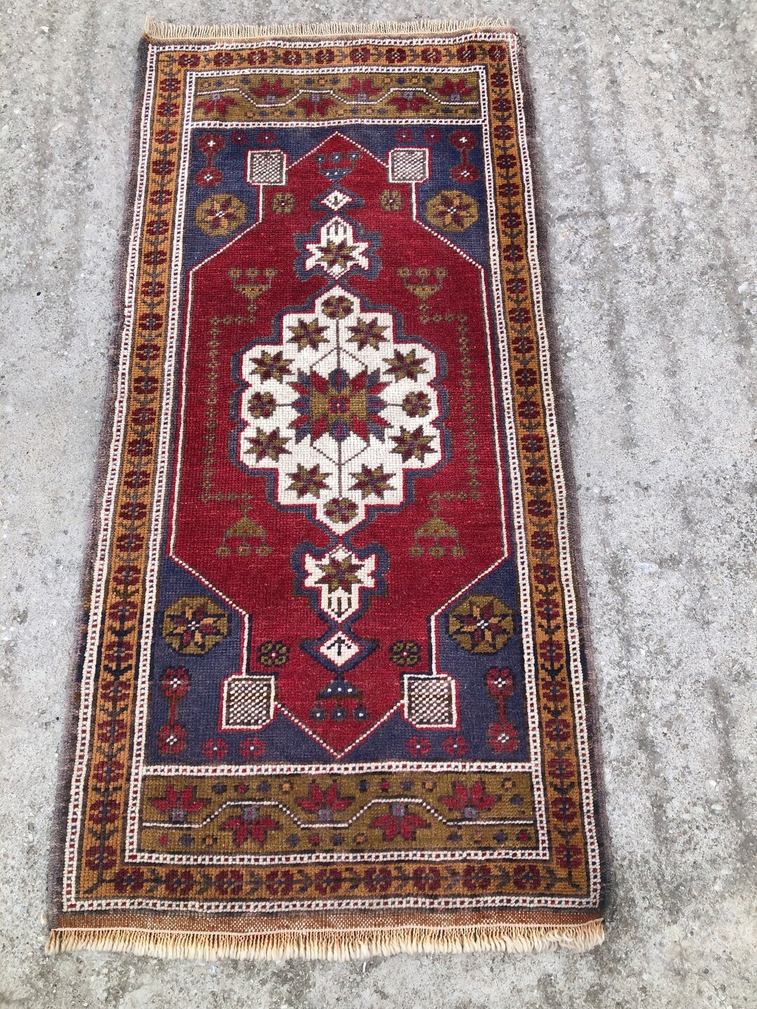 Turkish Small Rug, Coffee Table Placemat, Shoe Mat, Yastik Rug ...