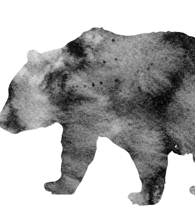 Baby boy Nursery DecorBear Cave GreyLittle BearBear | Etsy