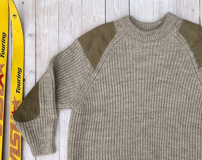 Extra Large English Traditional Hunting Sweater Pure New Wool Jumper ...