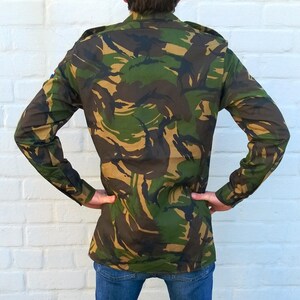 Dutch Army Field Jacket, Camo Men's Military Shirt, Khaki Vintage ...