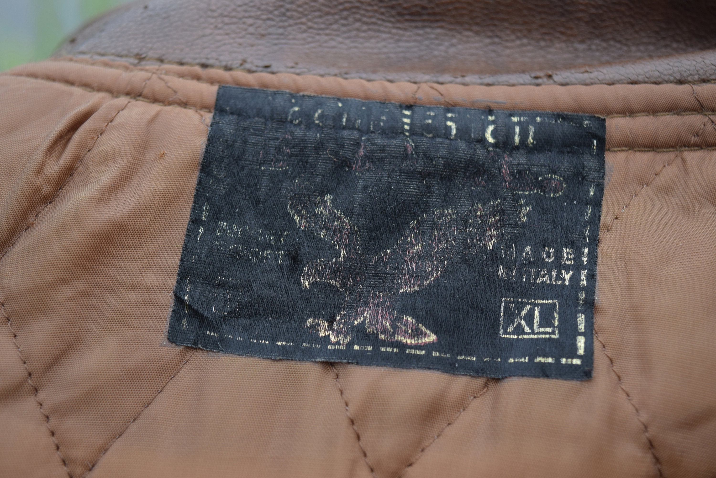 Real Leather Italian Jacket Made in Italy Brown Vintage | Etsy