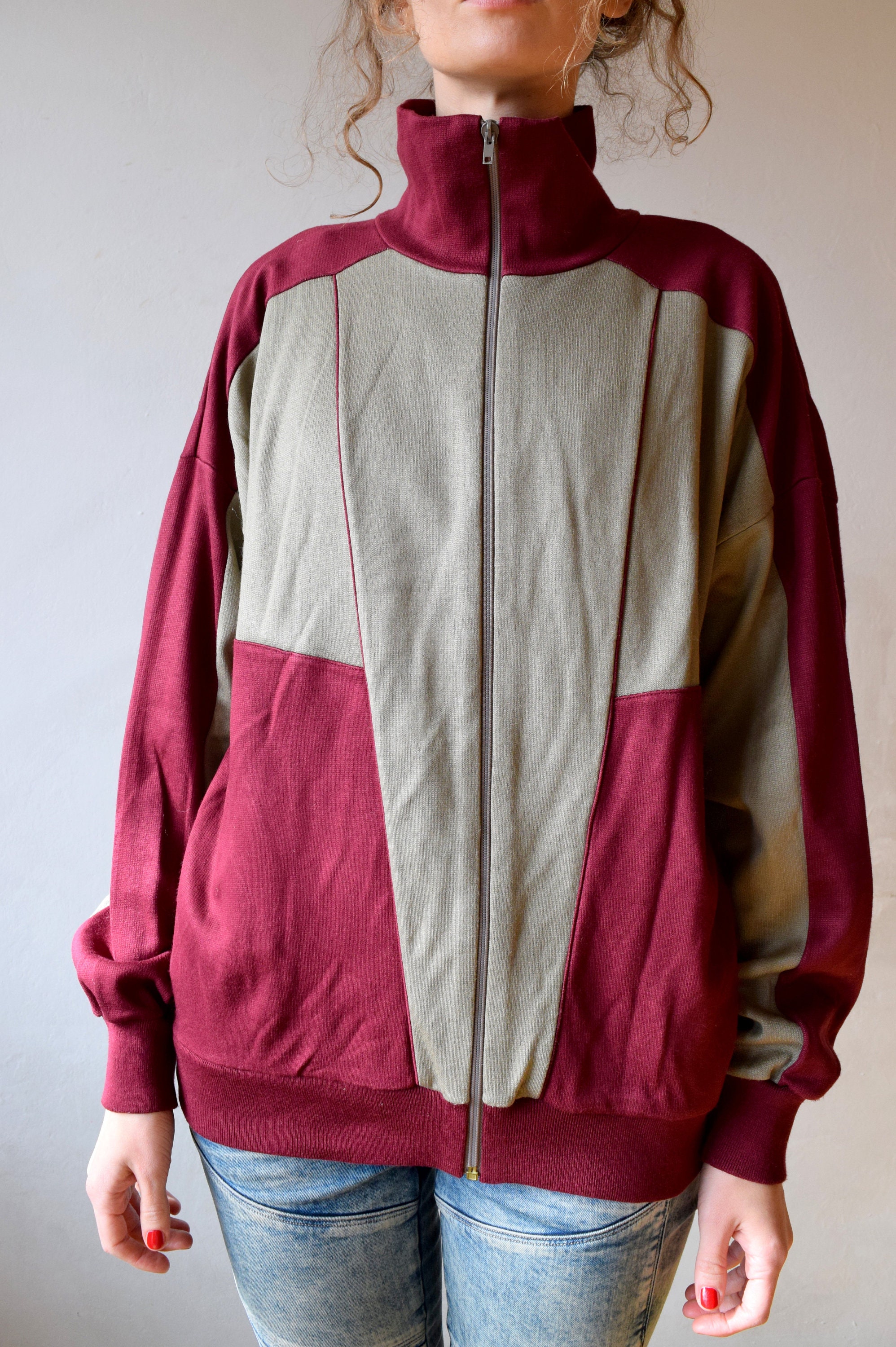 Bordo Workout Jacket, Vintage Bomber, Tracksuit, Windbreaker, 90s ...