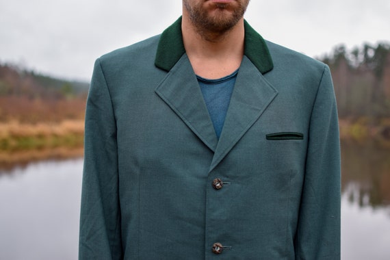 Vintage forest service uniform jacket - Green surplus… - Gem