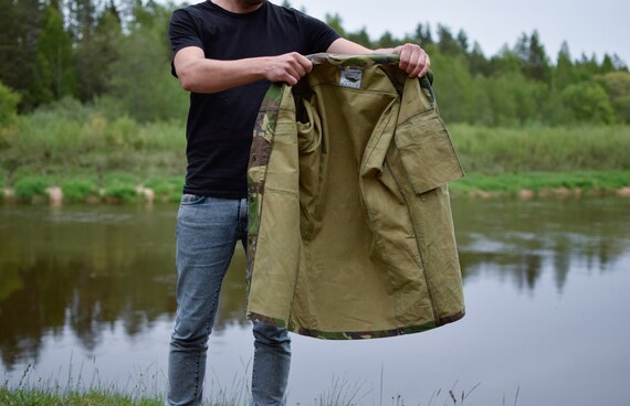 Dutch 90s military jacket - Authentic army camouflage… - Gem