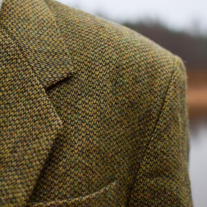 Vintage French Blazer, 80s Pure New Wool Sport Coat, Retro Tweed Jacket ...