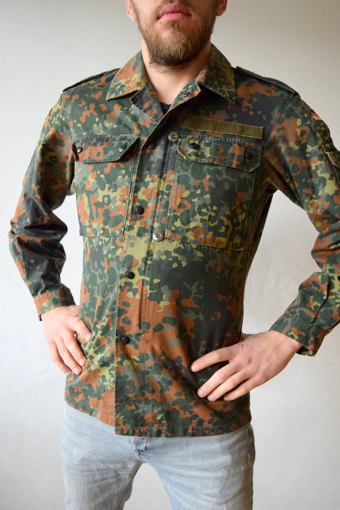 German Military Jacket, Field Jacket, Camouflage, Military Coat, German ...
