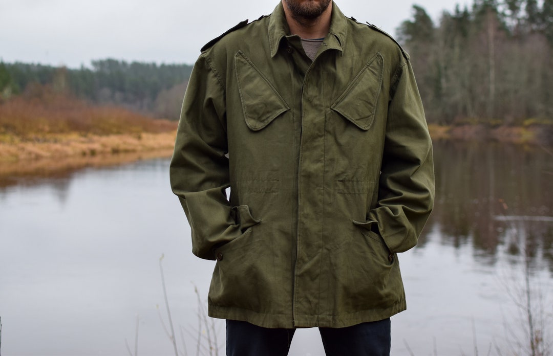 1968 Dutch Military Jacket, Vintage Netherlands Army Coat, Khaki Green ...
