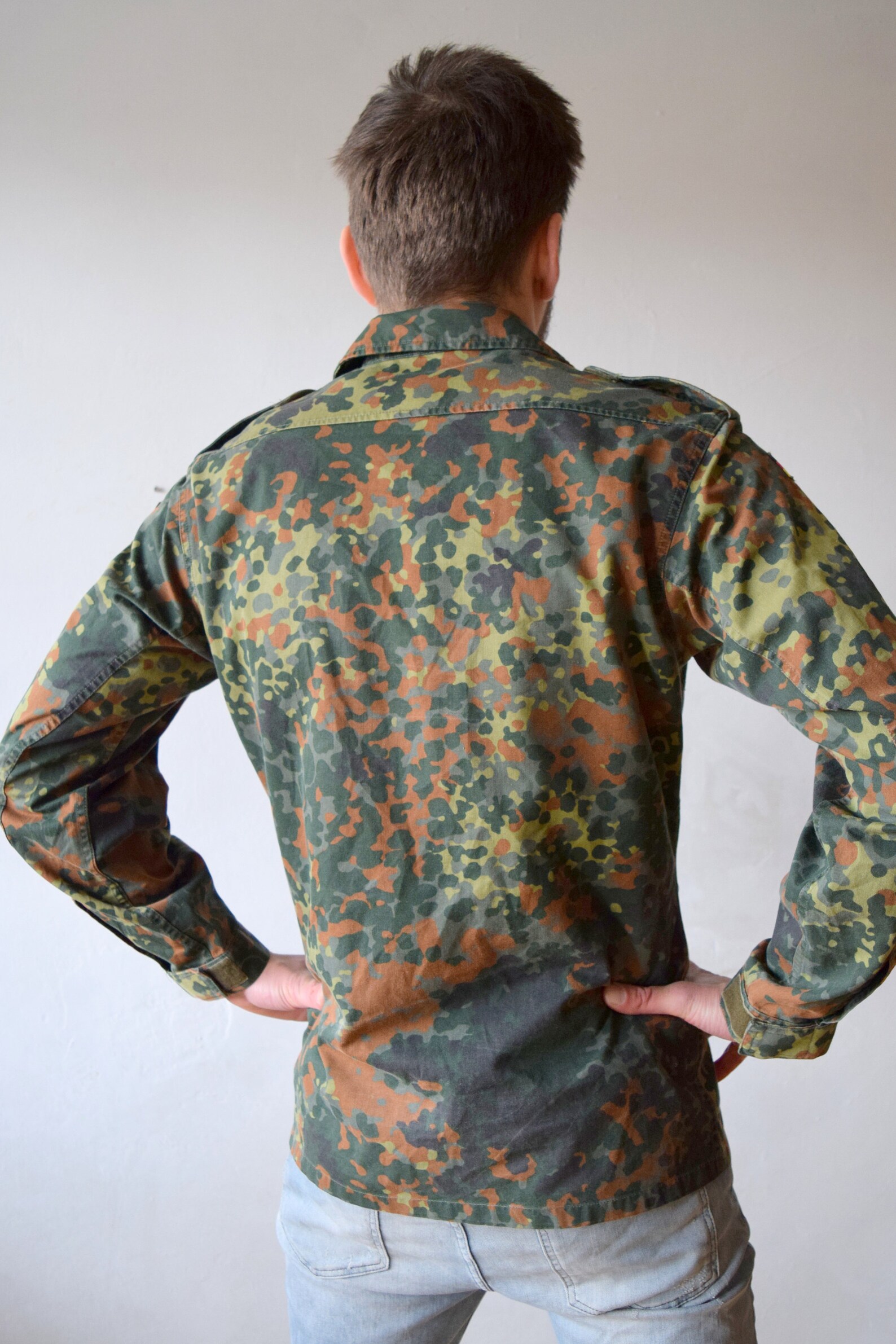 German Military Jacket Field Jacket Camouflage Military - Etsy