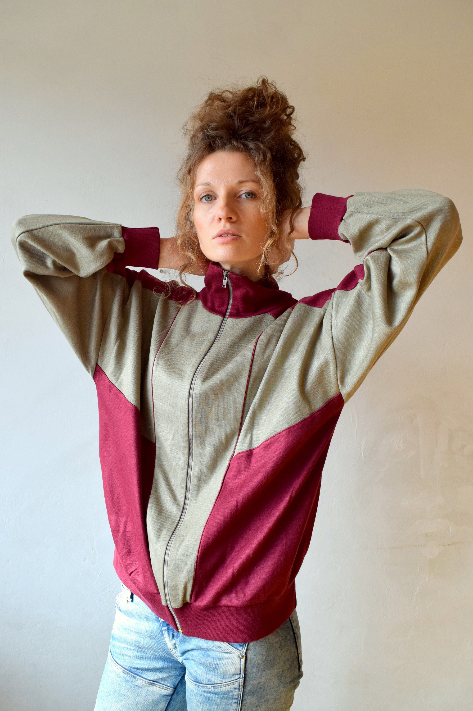 Bordo Workout Jacket, Vintage Bomber, Tracksuit, Windbreaker, 90s ...