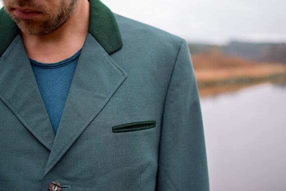 Vintage forest service uniform jacket - Green surplus… - Gem