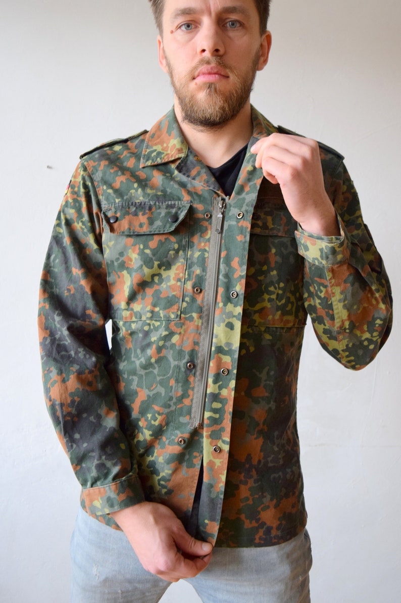 German Military Jacket, Field Jacket, Camouflage, Military Coat, German ...