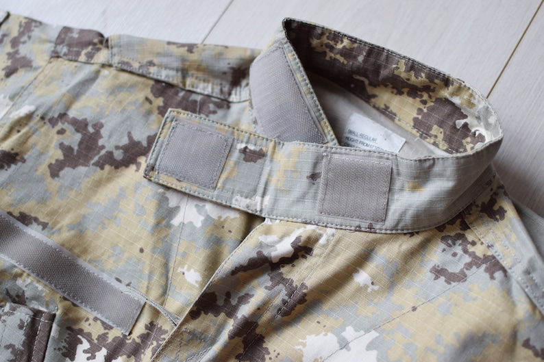 NATO Army Combat Uniform Jacket - Desert Camouflage Military Overcoat ...