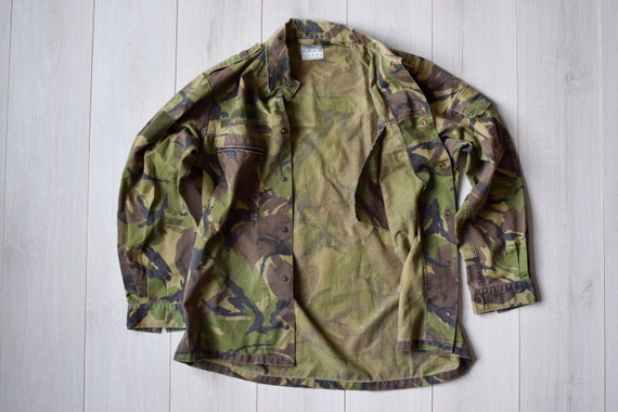Dutch army vintage field jacket - Green camouflage mi… - Gem