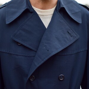 Dark Navy Blue Swedish Sailor Coat, Authentic Vintage Marine Uniform ...