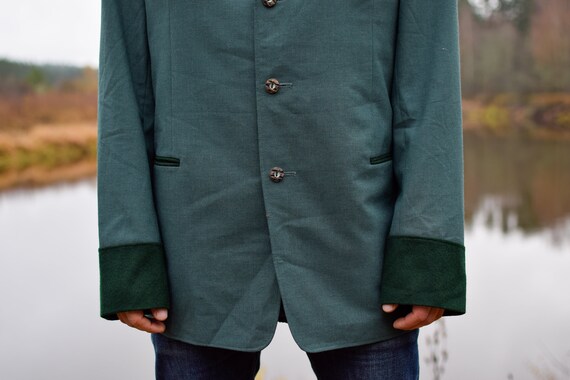 Vintage forest service uniform jacket - Green surplus… - Gem