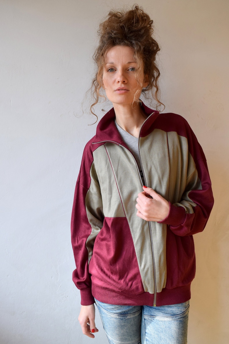 Bordo Workout Jacket, Vintage Bomber, Tracksuit, Windbreaker, 90s ...