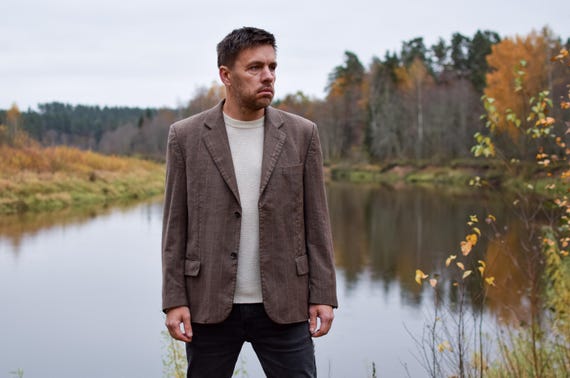 Vintage LUIGI VESARI blazer, Check pattern retro spor… - Gem