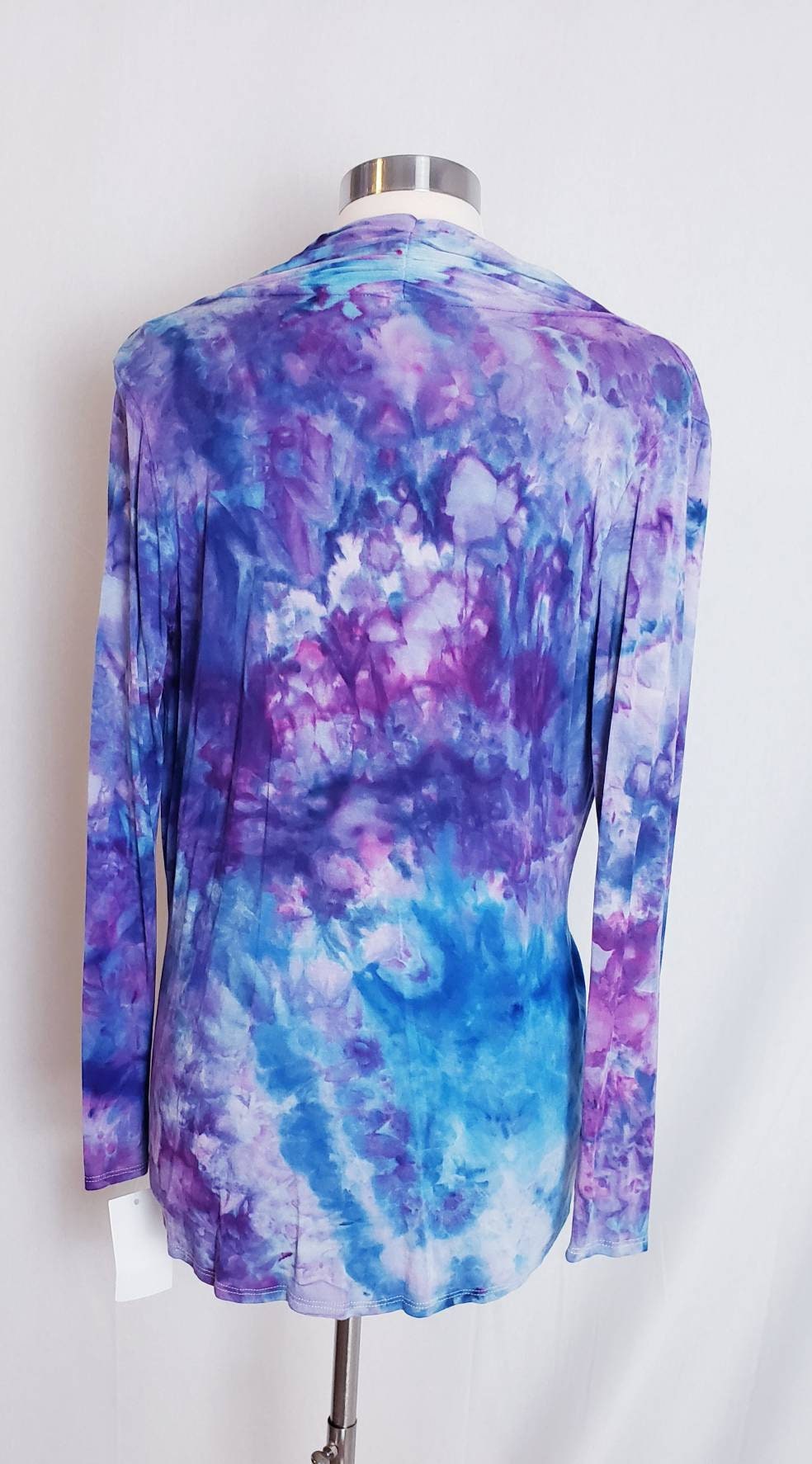 Women's Small, Ice Dye, Tie Dye, Tunic, Cross, Hippie, Boho ...