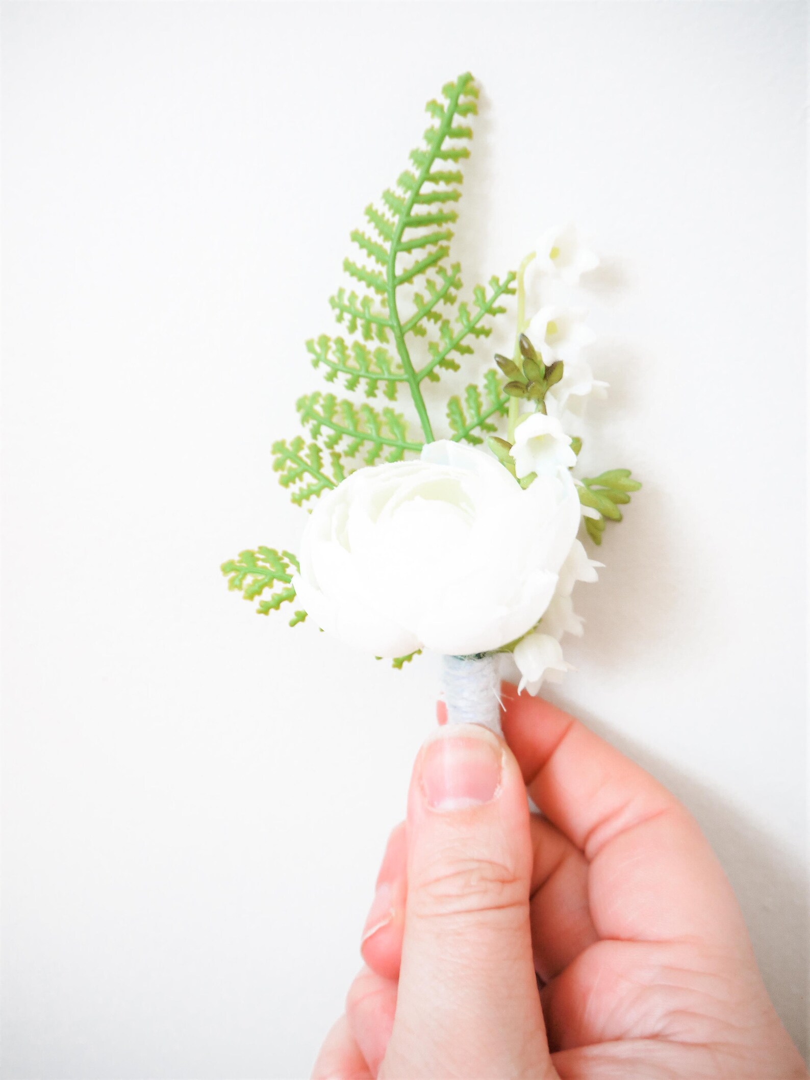 Enchanting Greenery Boutonniere Groom Buttonhole | Etsy