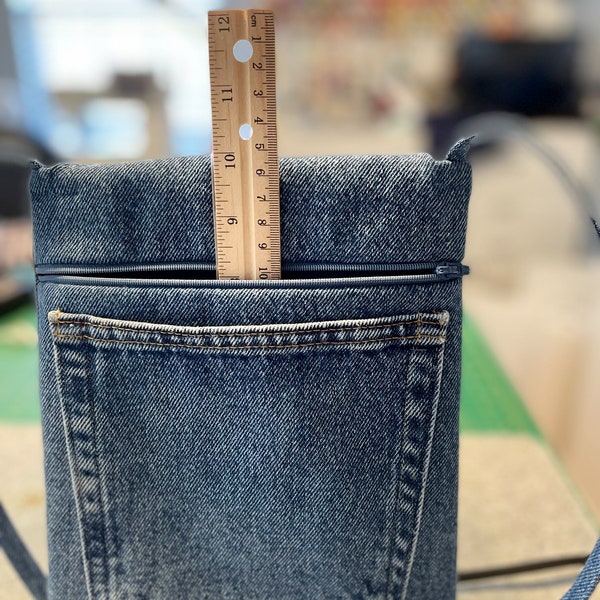 Blue Jean Purse - Etsy