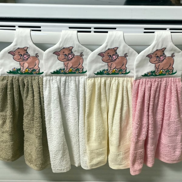 Pig Hand Towel - Etsy