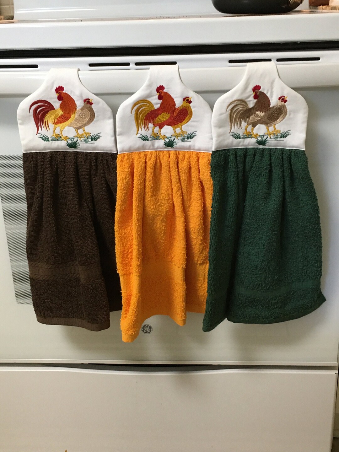 Rooster &chicken Hanging Towel - Etsy