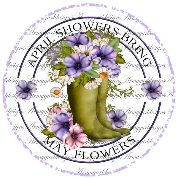 April Showers Bring May Flowers - Etsy