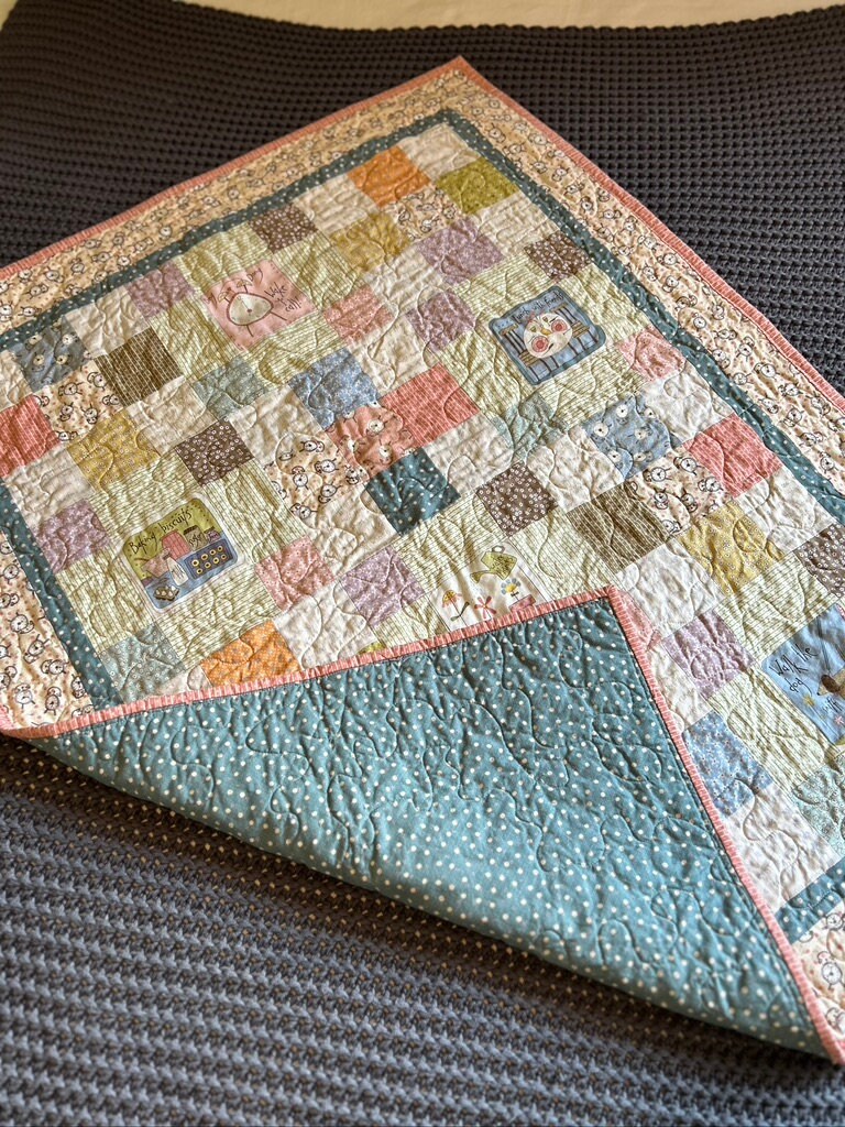 Homemade Panel Quilt/ Old Fashioned Panel Quilt/ Homemade Quilt - Etsy
