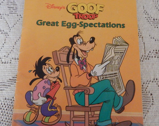 1993 A Golden Book Disney's Goof Troop: Great Egg-spectations Special ...