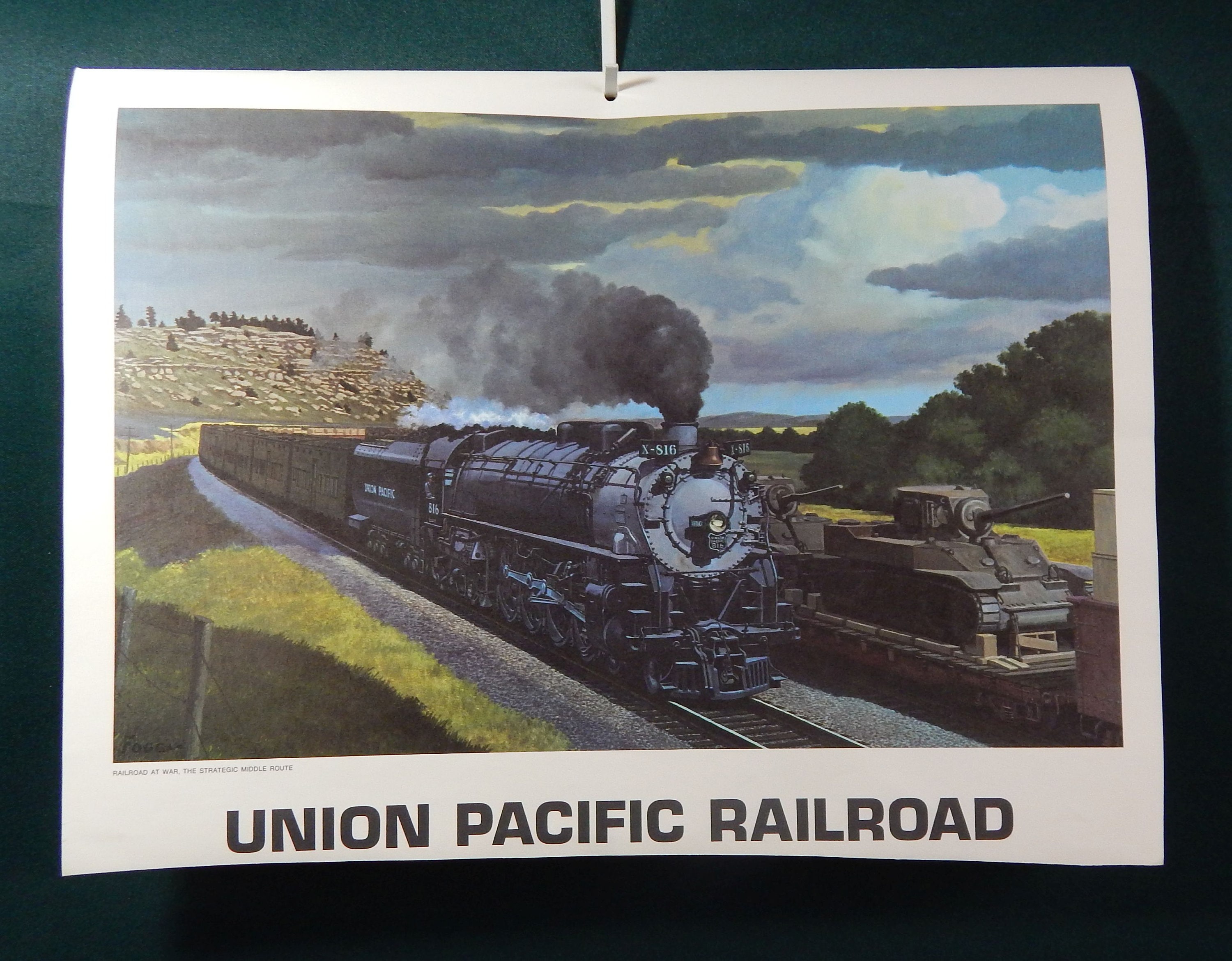 Howard Fogg Railroad Prints: Union Pacific Locomotive Art, 1969 ...