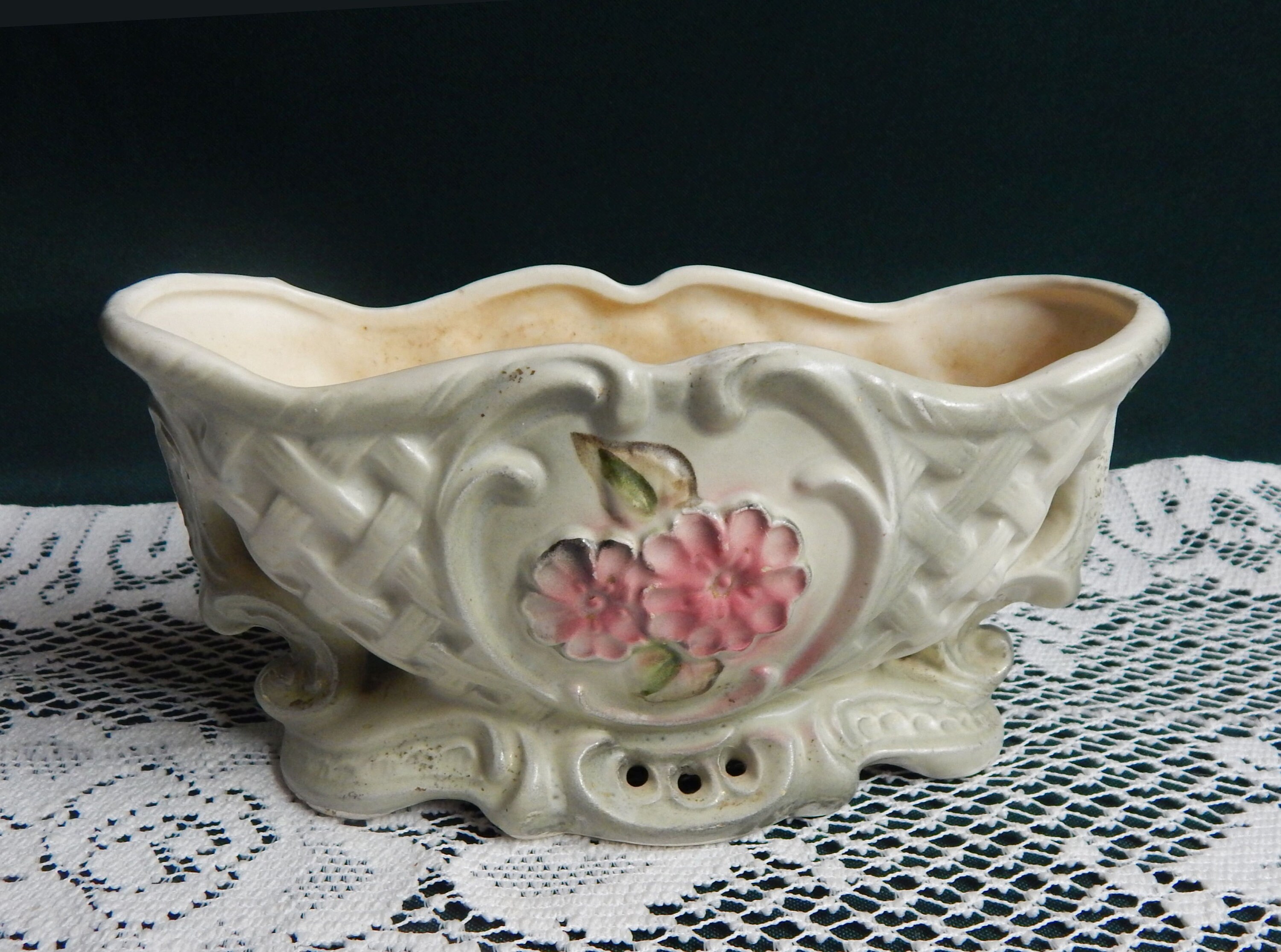 Wales Porcelain Planter French Provincial Decor Flower - Etsy