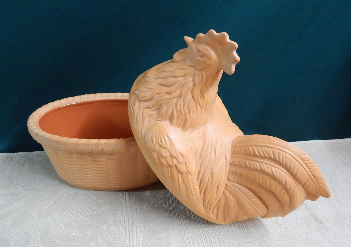 Chicken Terracotta Baker Brique Ware Terracotta Brique | Etsy