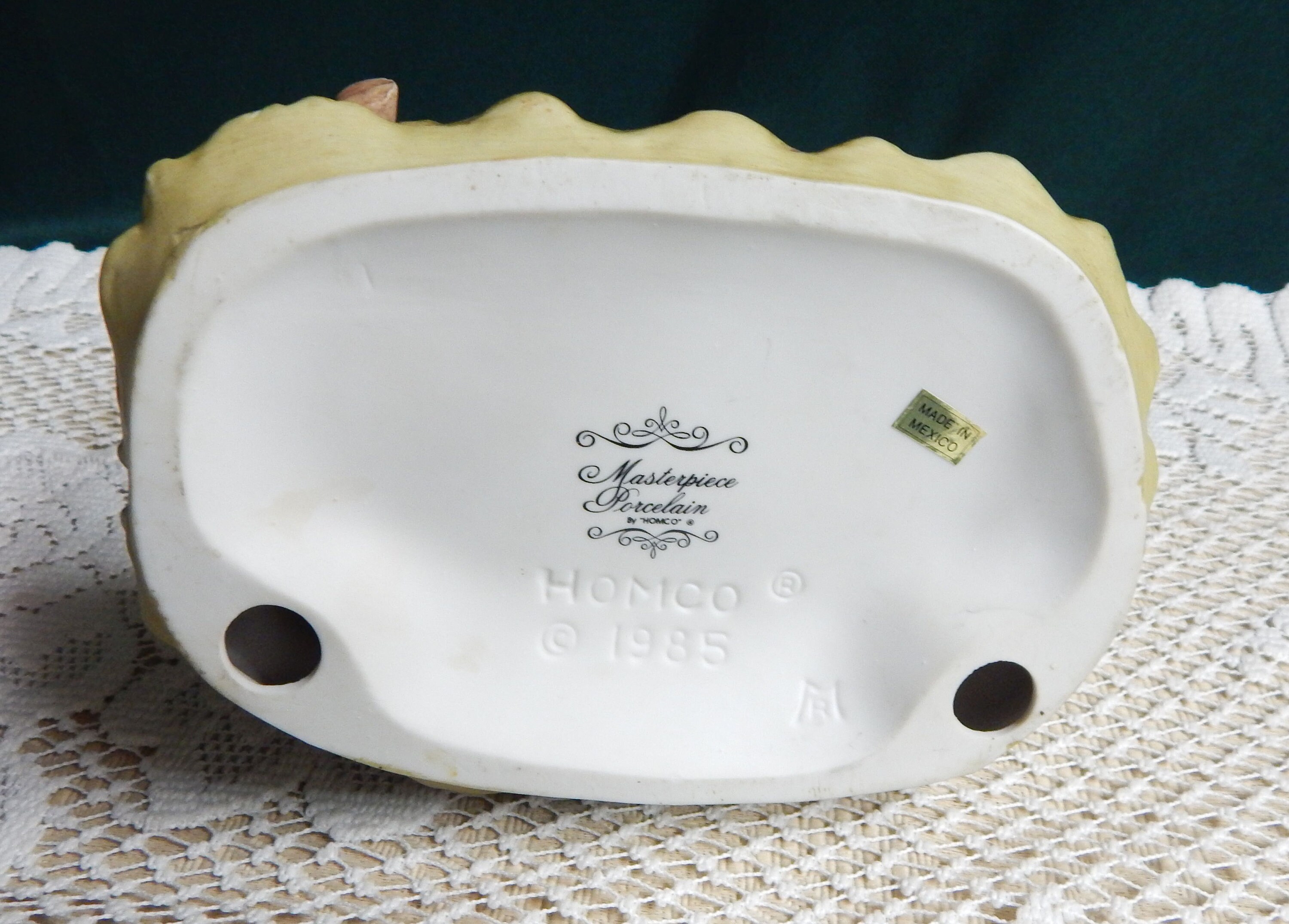 Homco Porcelain Pig Masterpiece Porcelain Figurine 1985 - Etsy