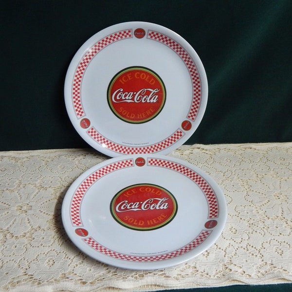 Coca Cola Plastic Plates - Etsy