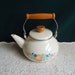 Corelle Abundance Teapot Abundance Enamel Kettle Wood Handled Teapot ...