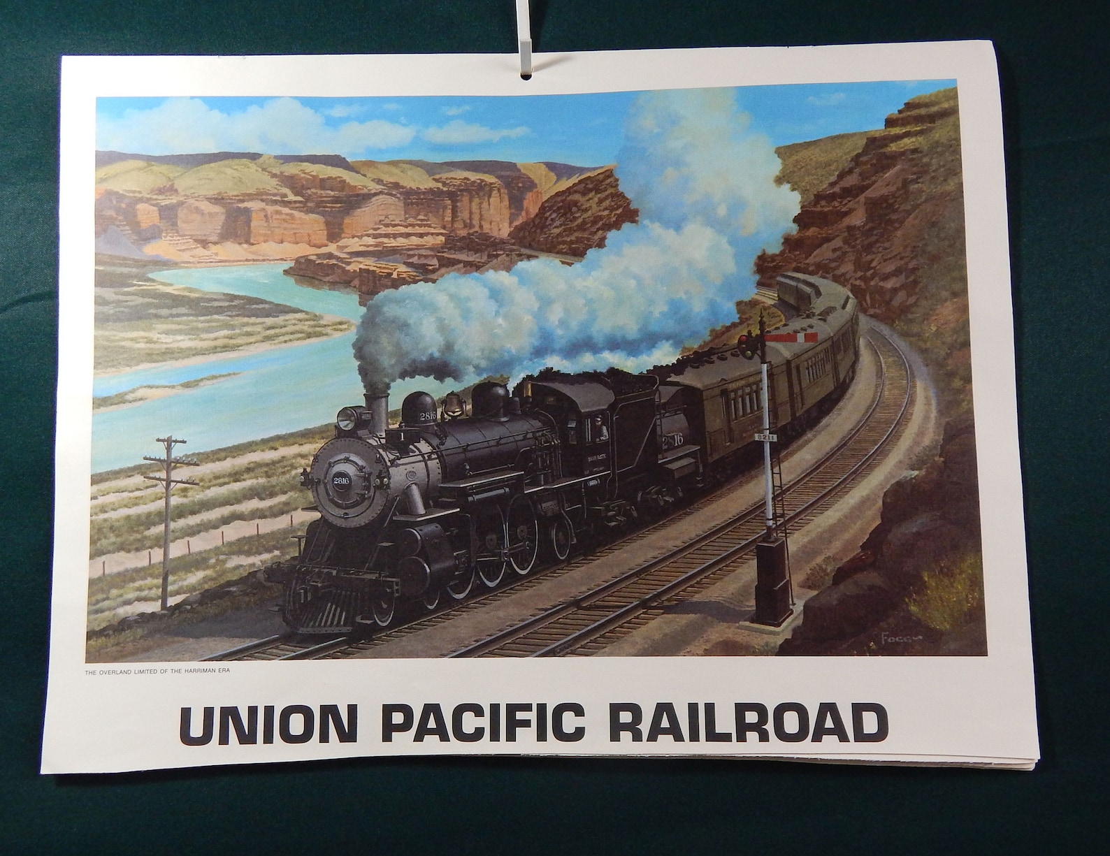 Howard Fogg Railroad Prints: Union Pacific Locomotive Art, 1969 ...