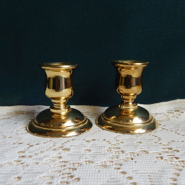Brass Candlesticks - Etsy