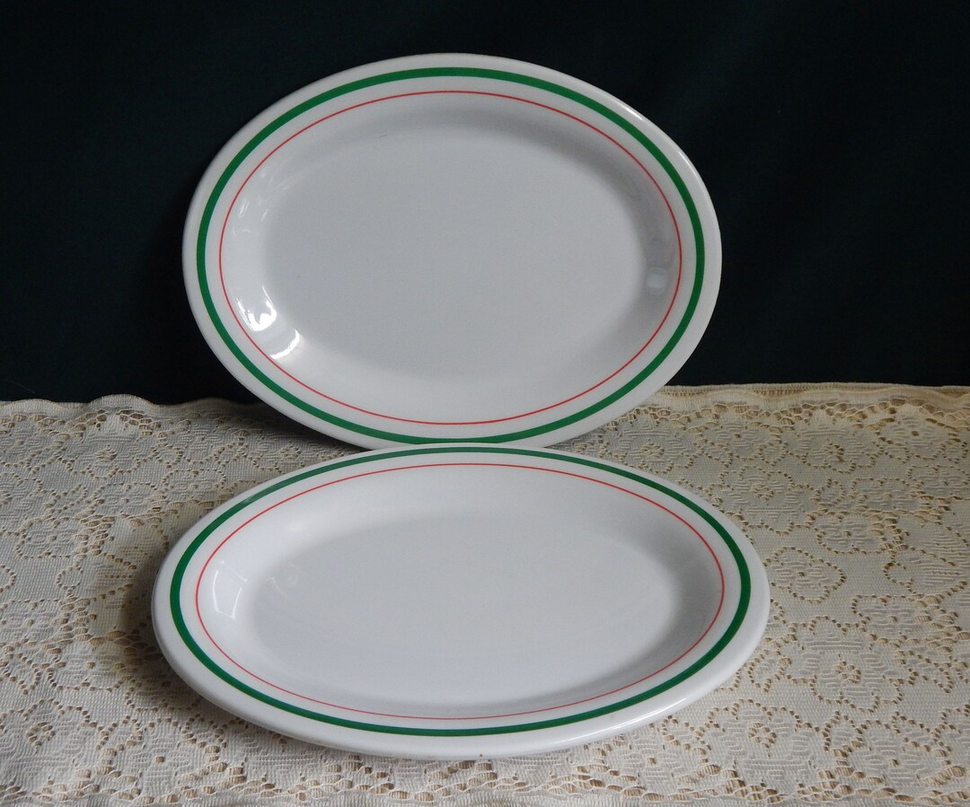 Prolon Melamine Plates - Sets of 2 No 9527 - Large Oval Melamine ...