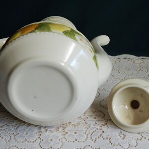 Metlox Della Robbia Coffee Pot: Vernon Ware Teapot Server, Fruit ...