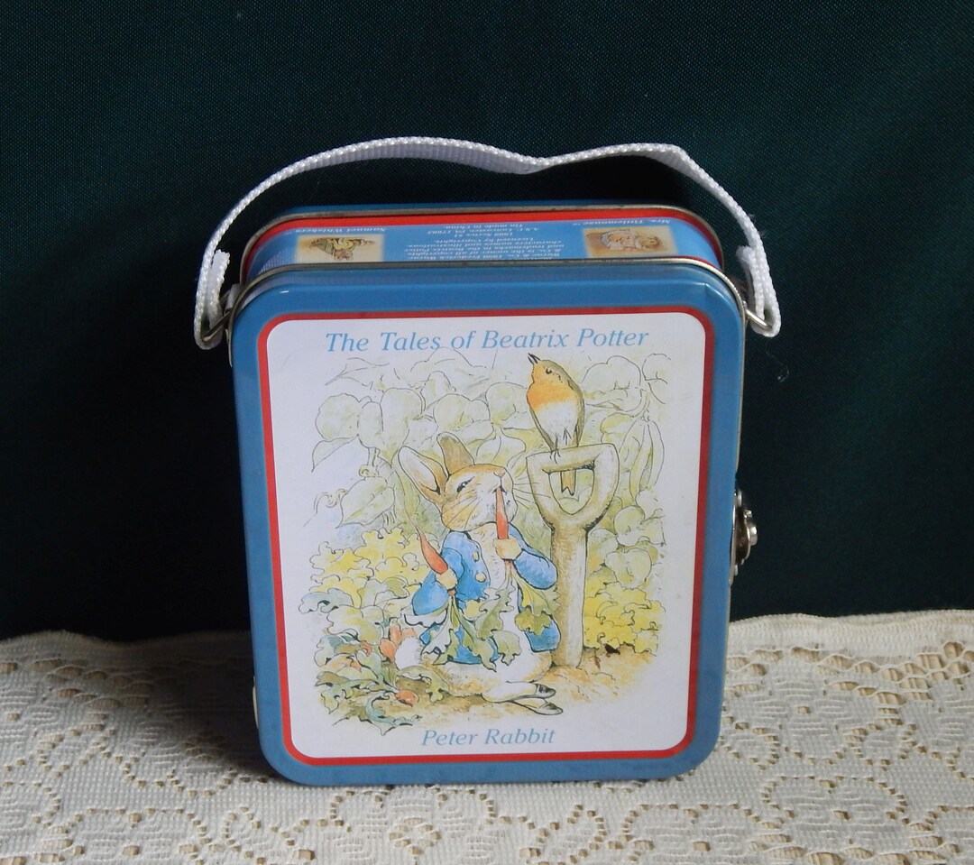 Peter Rabbit Tin Lunchbox Purse the Tales of Beatrix Potter 1999 Series ...