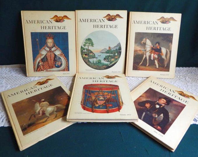 1959 American Heritage Magazine: Complete Volume X Book Set - Etsy