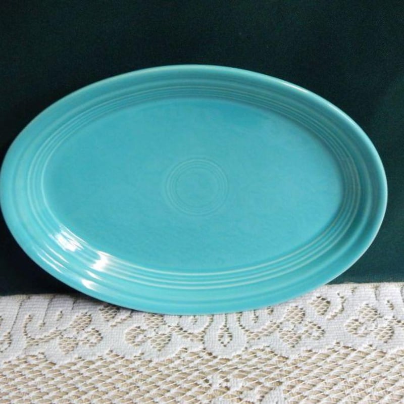 Turquoise Fiesta Platters - Etsy
