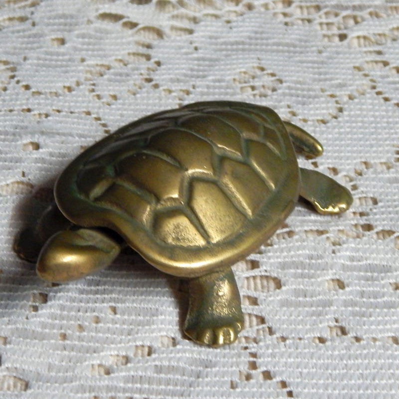 Brass Turtles - Etsy